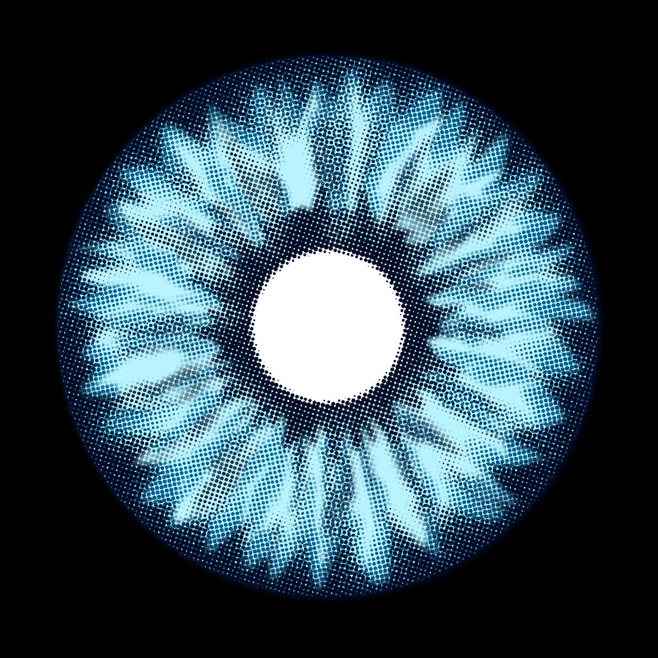 17mm Elf Blue – Urban Layer Colored Contacts